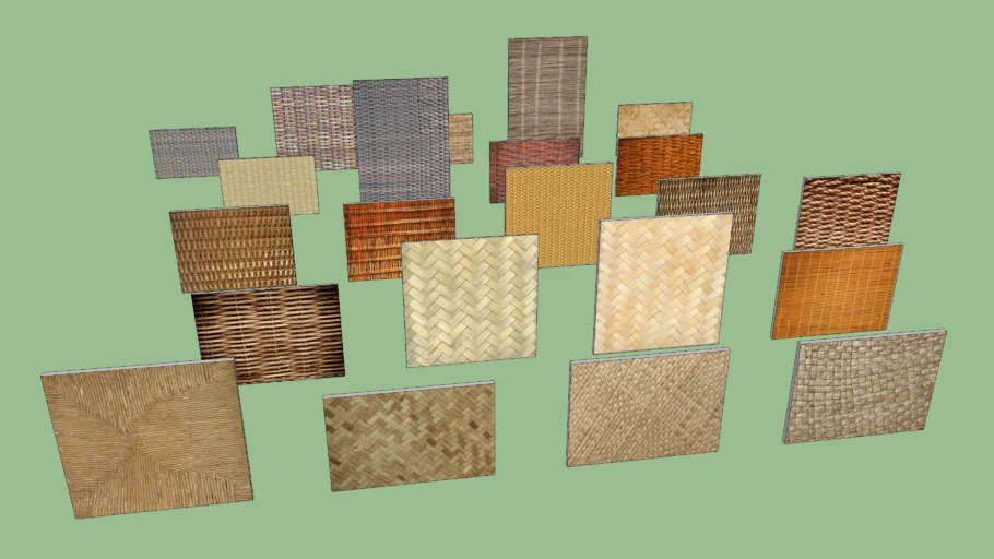 Wicker & straw mats textures | 3D Warehouse
