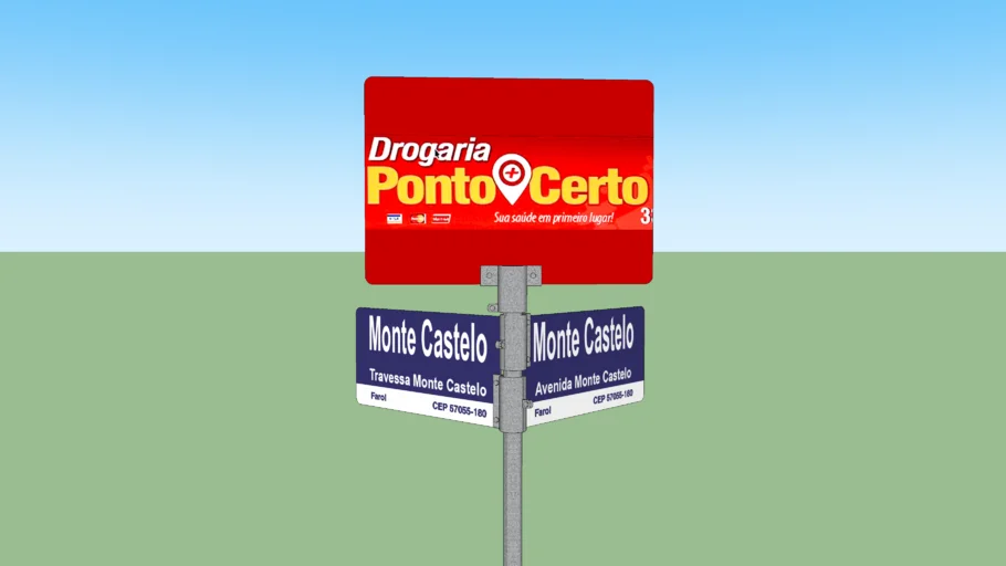 Placa de rua | 3D Warehouse