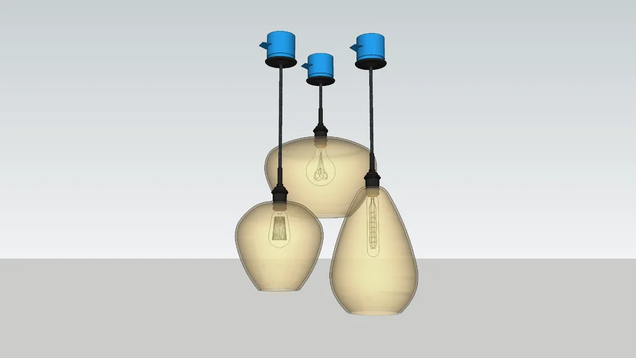 Light Pendant Cluster | 3D Warehouse