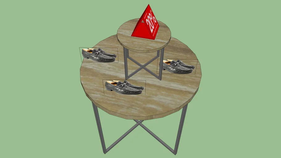 Table Display Circle | 3D Warehouse