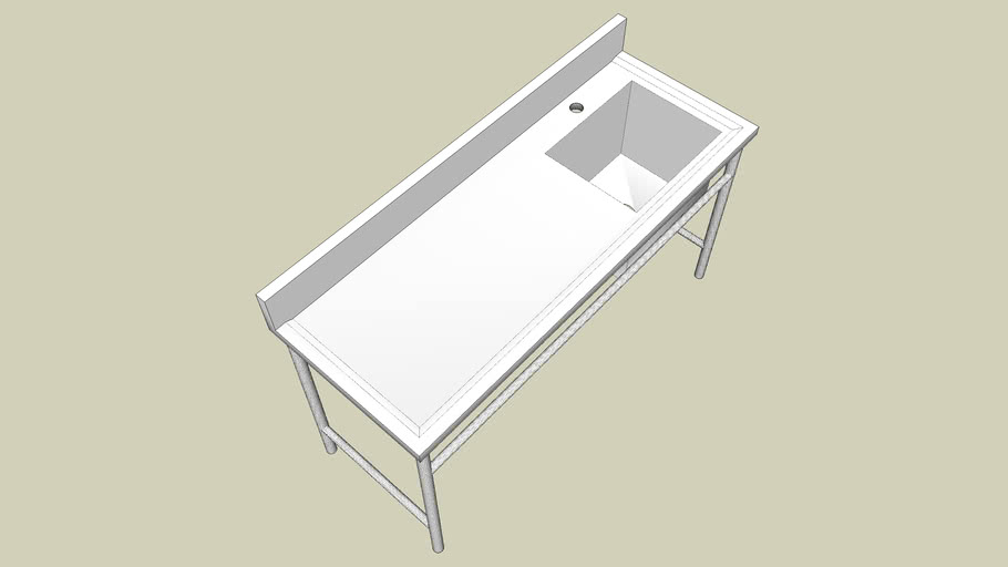 Meja Zink Alumunium | 3D Warehouse