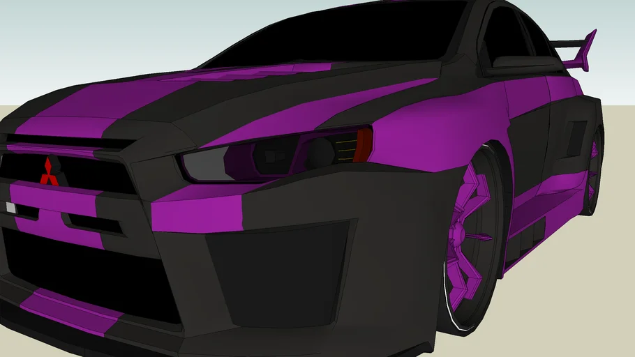 Mitchibushi evo Tuned | 3D Warehouse