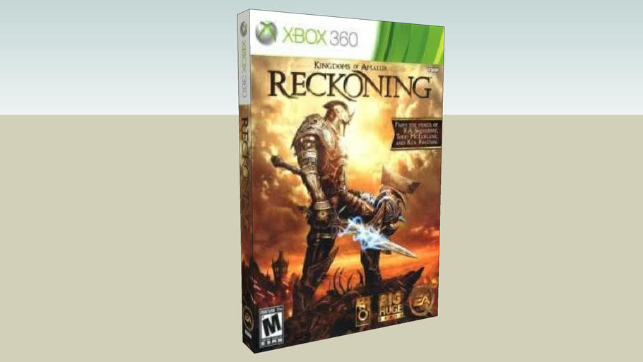 Kingdoms of Amalur: Reckoning Xbox 360 game case | 3D Warehouse