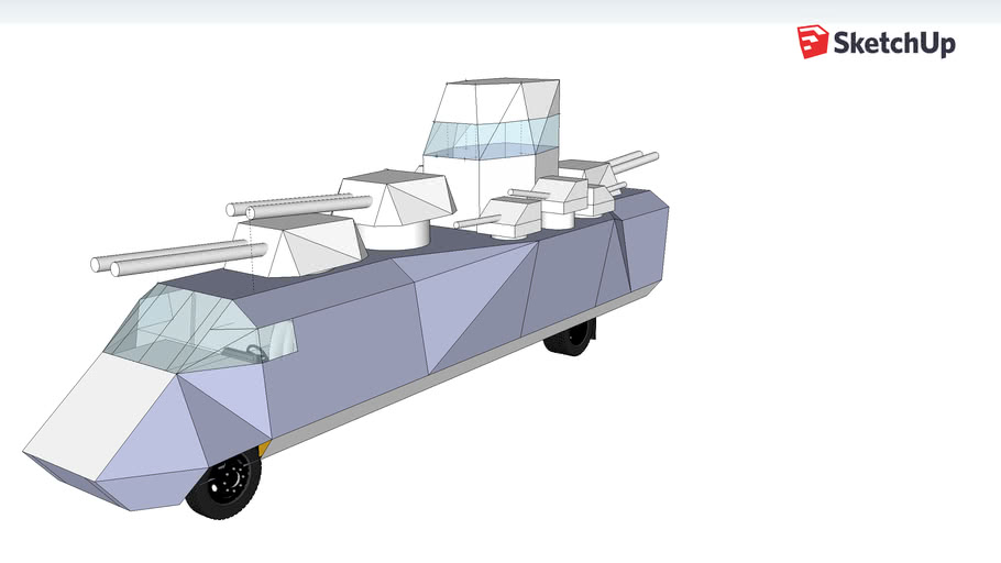 Battle Bus | 3D Warehouse