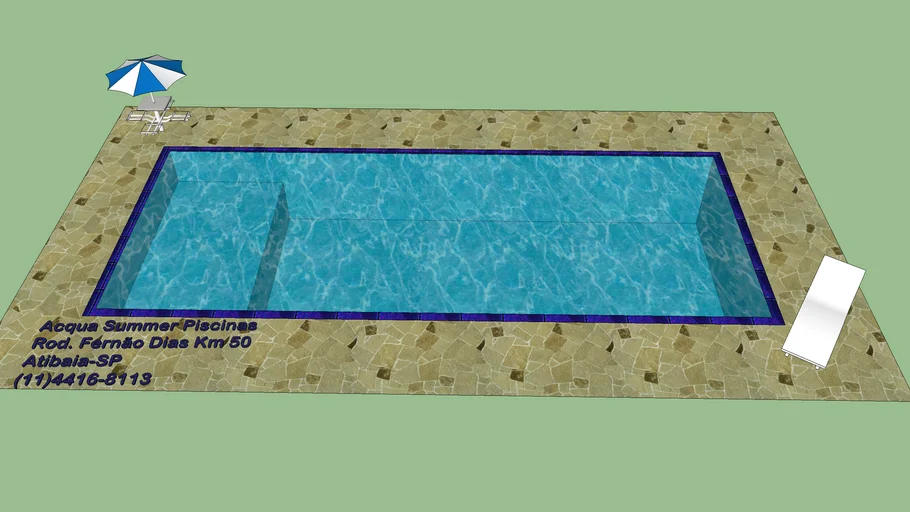 Projetos de Piscinas Acqua Summer Atibaia | 3D Warehouse
