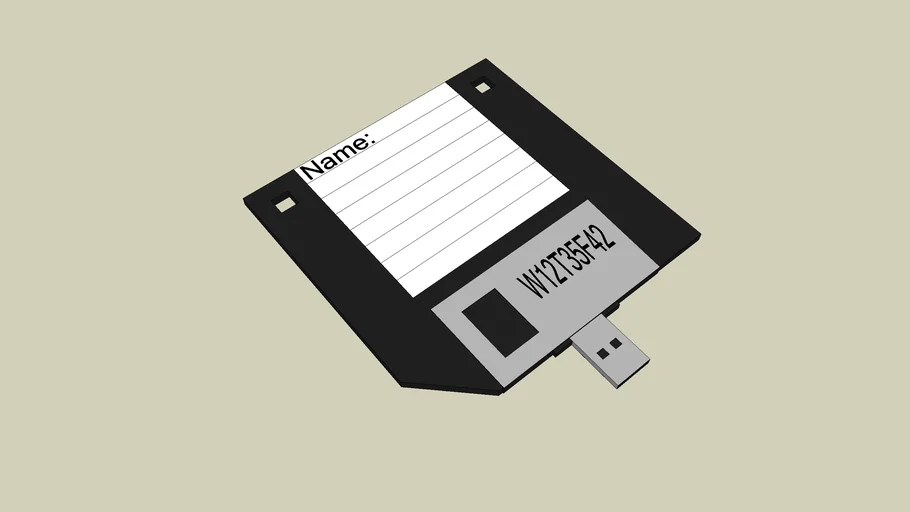 Floppy USB | 3D Warehouse