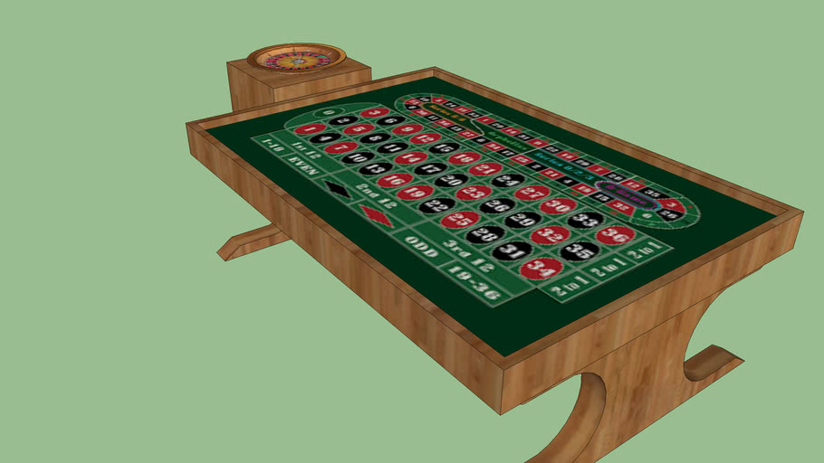 Mesa de ruleta | 3D Warehouse