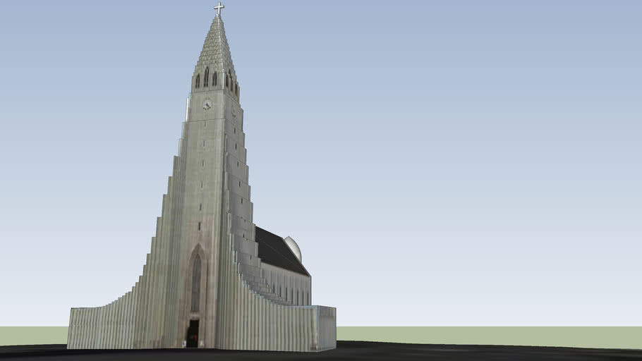 Hallgrimskirkja - Church of Hallgrim, Reykjavik, Iceland | 3D Warehouse