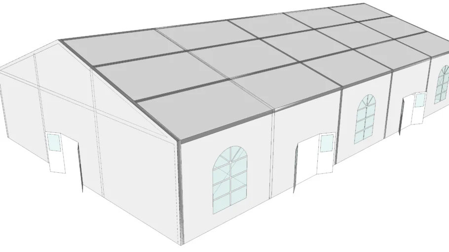 Tent Clear Span | 3D Warehouse
