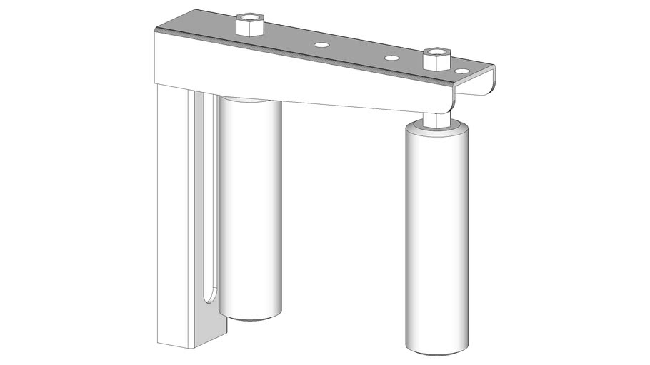 Sliding Gate Rollers Large | 3D Warehouse