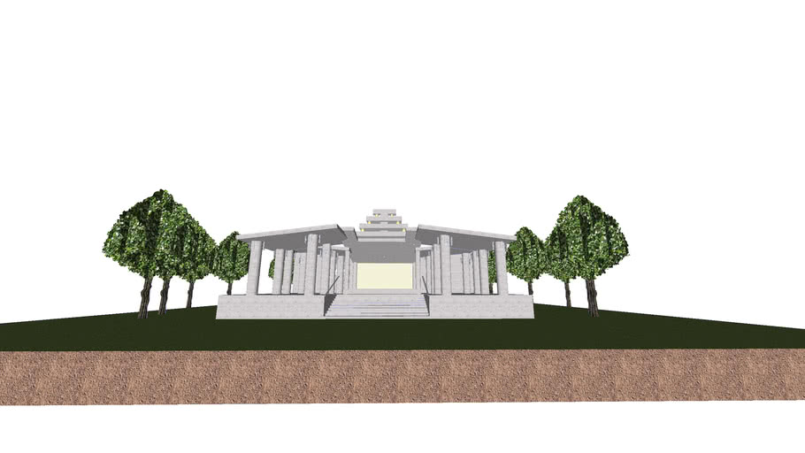 a modern temple | 3D Warehouse
