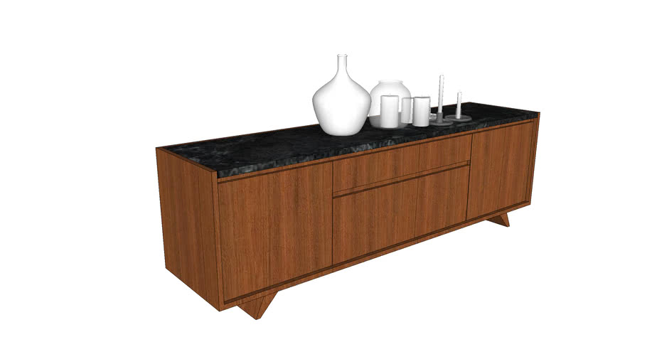 table+ Crockery + Console + Dining +Plates | 3D Warehouse