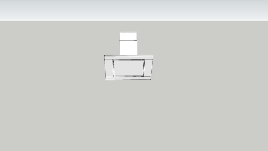 Campana Cata Cassandra Glass 900 3d Warehouse