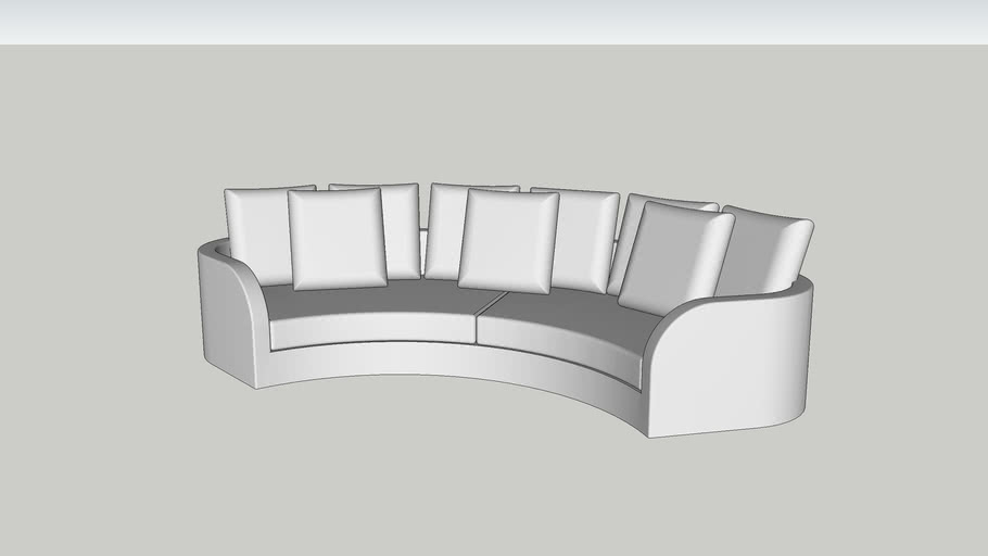 SOFA CURVO | 3D Warehouse