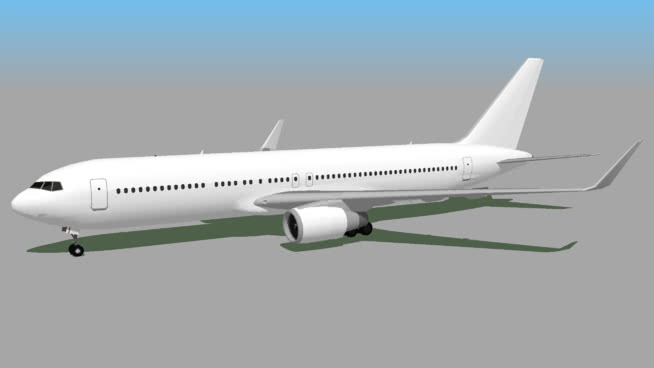 Template - Boeing 767-300 | 3D Warehouse