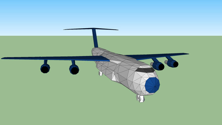 Low Poly - Airplane | 3D Warehouse