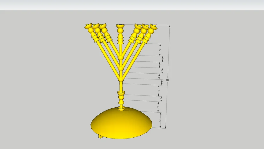 Menorah (Rambam) | 3D Warehouse