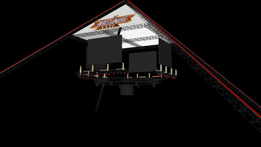 WWE Wrestlemania 26 Overhead | 3D Warehouse
