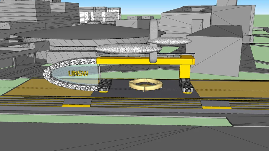 UNSW light rail stop | 3D Warehouse