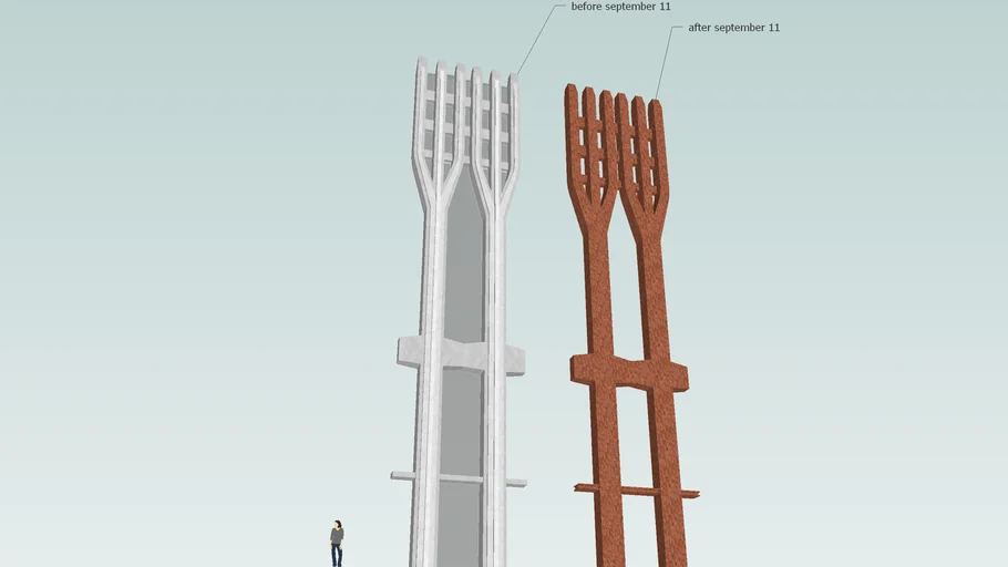 World Trade Center Steel Tridents | 3D Warehouse