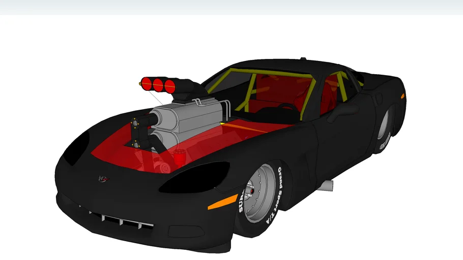 pro street corvette | 3D Warehouse