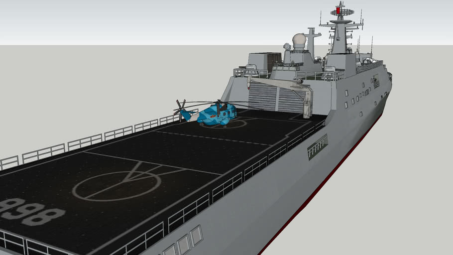 PLAN (中国人民解放军海军) Type 071 Yuzhao Class Amphibious Transport Dock ...