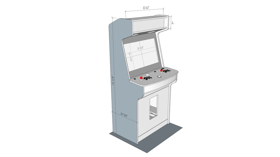 Arcade machine - Lakeside Arcade | 3D Warehouse