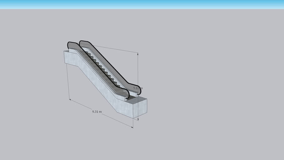 Escalator | 3D Warehouse
