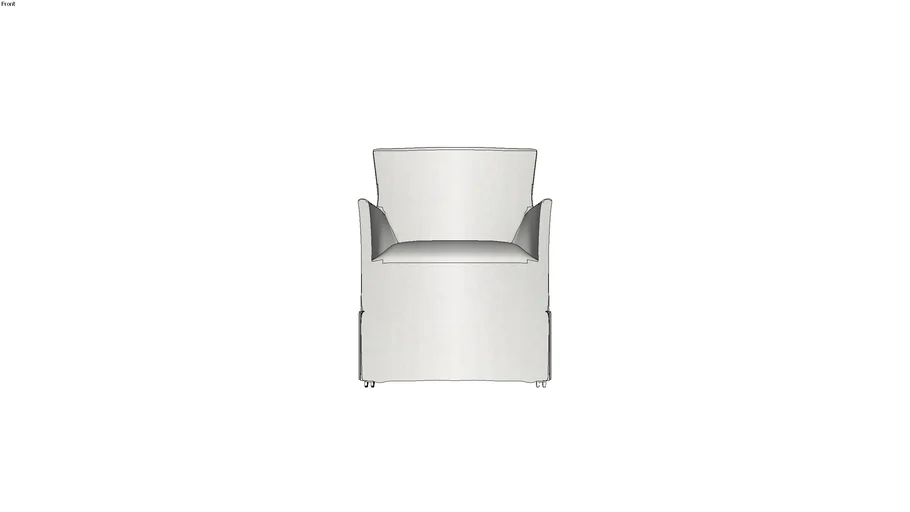 CADEIRA IRIS C/ RODIZIO C/ CAPA - ARTEFACTO | 3D Warehouse