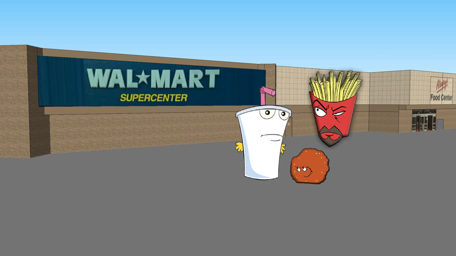 Master Shake Meatwad & Frylock at Walmart Supercenter | 3D Warehouse