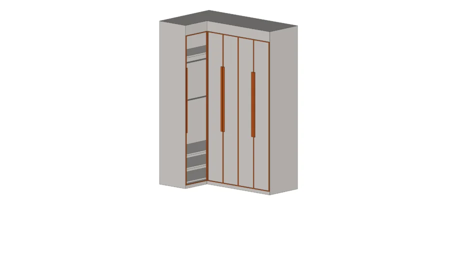 GUARDA ROUPA EM L | 3D Warehouse