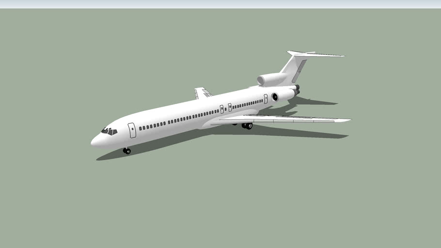 BOEING 727-200 (template) | 3D Warehouse