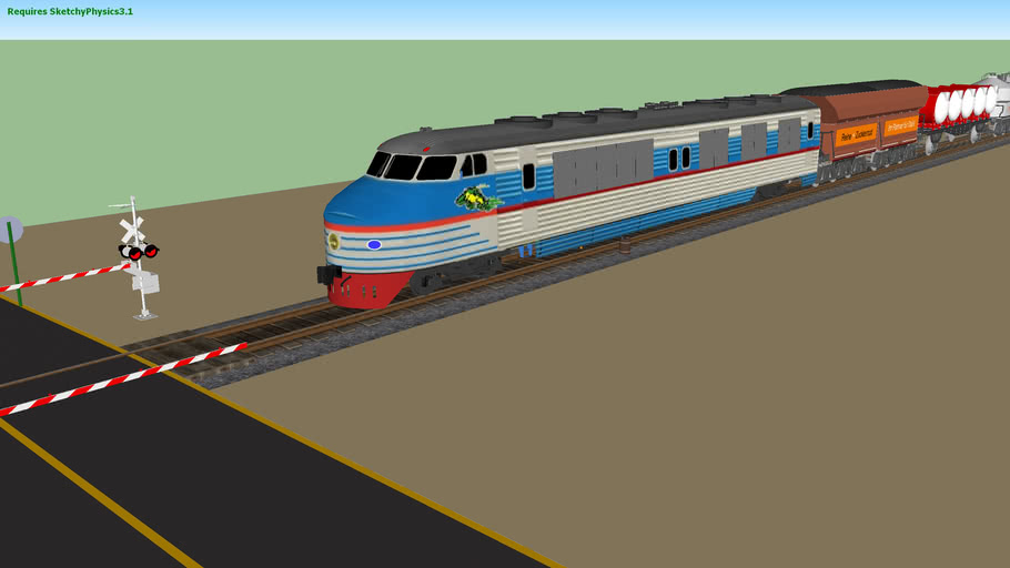 WORKING TRAIN - ER200 D Freight | 3D Warehouse