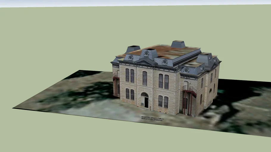 Old Blanco County Courthouse | 3D Warehouse