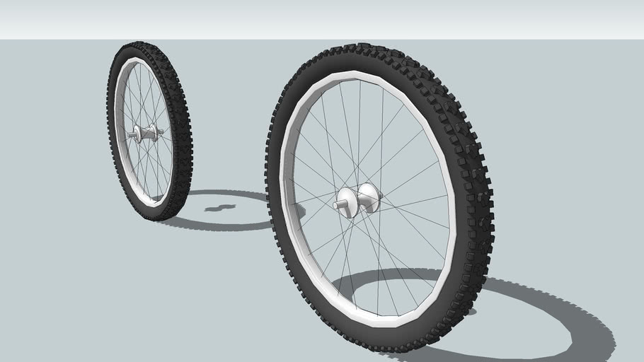 mountain bike wheel n tire | 3D Warehouse