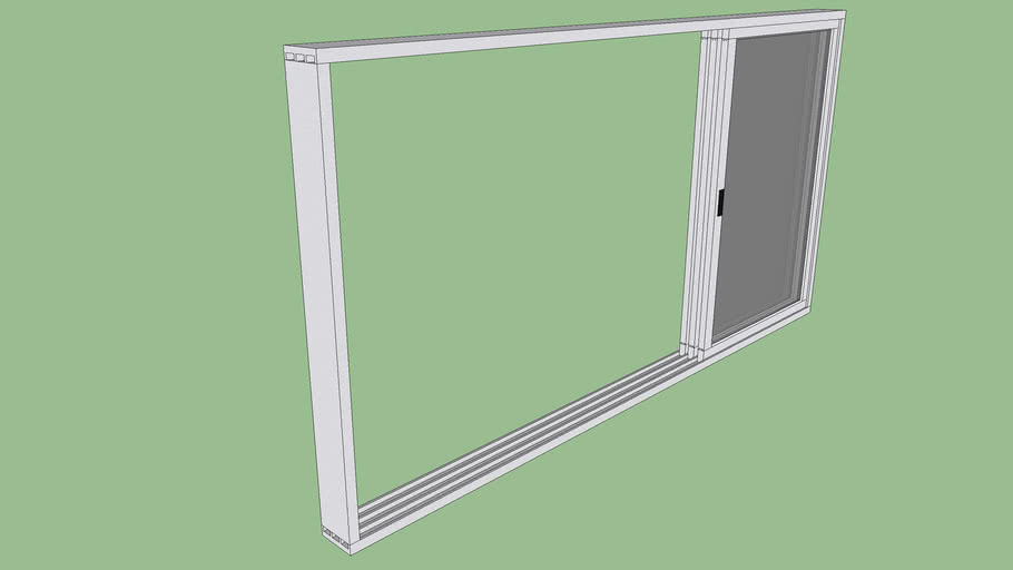Dynamic Sliding Window 3 Panel Warehouse