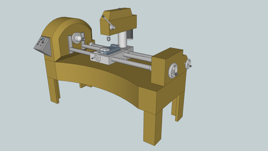 Horizontal Boaring Machine | 3D Warehouse