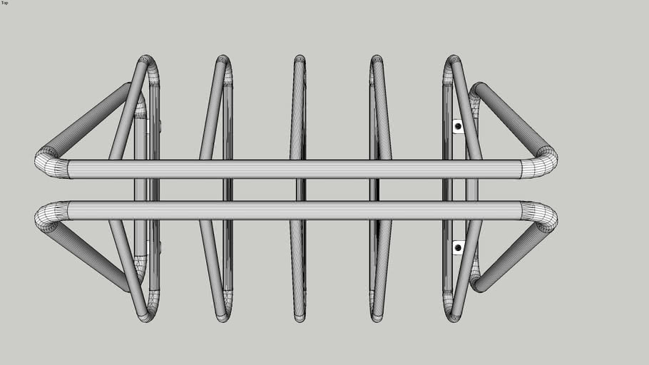 Atessa Double Sided Bike Rack | 3D Warehouse