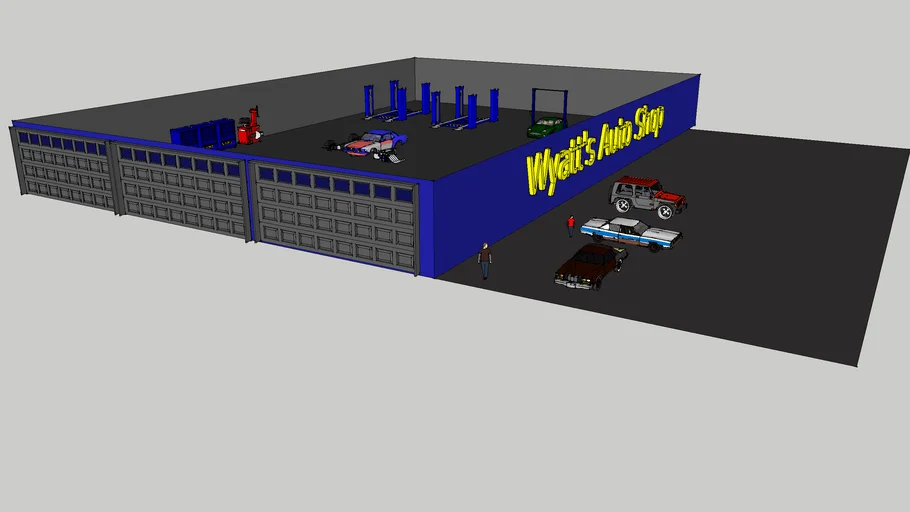 Wyatt's Auto Shop | 3D Warehouse