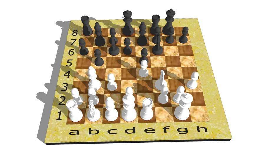Chess - Open game openings | 3D Warehouse