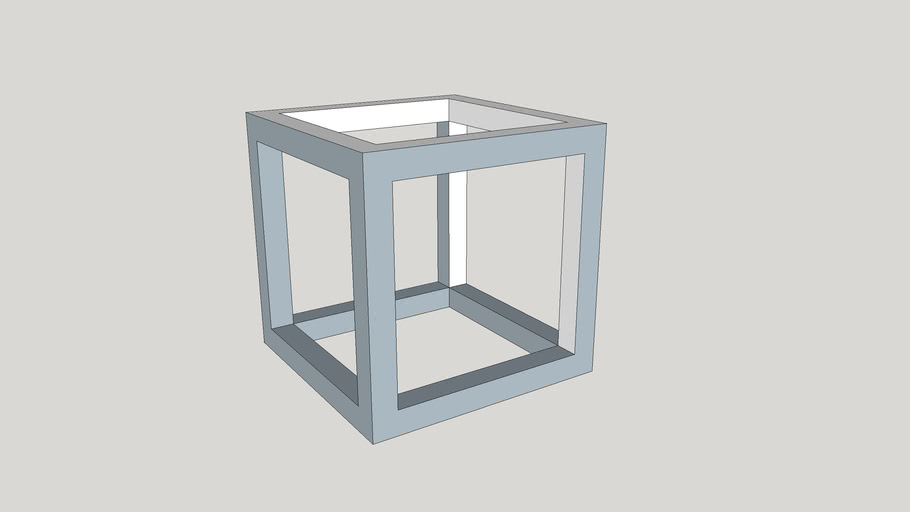 Test Cube Hollow | 3D Warehouse