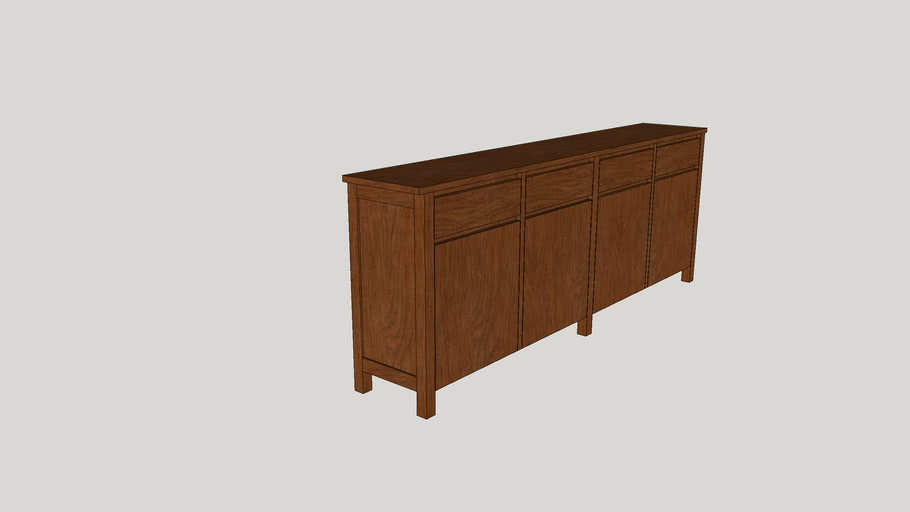 Buffet 4 Door.skp | 3D Warehouse