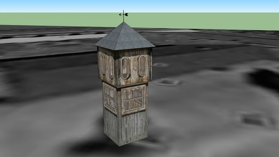 Sentry Box at Auschwitz I Concentration Camp | 3D Warehouse