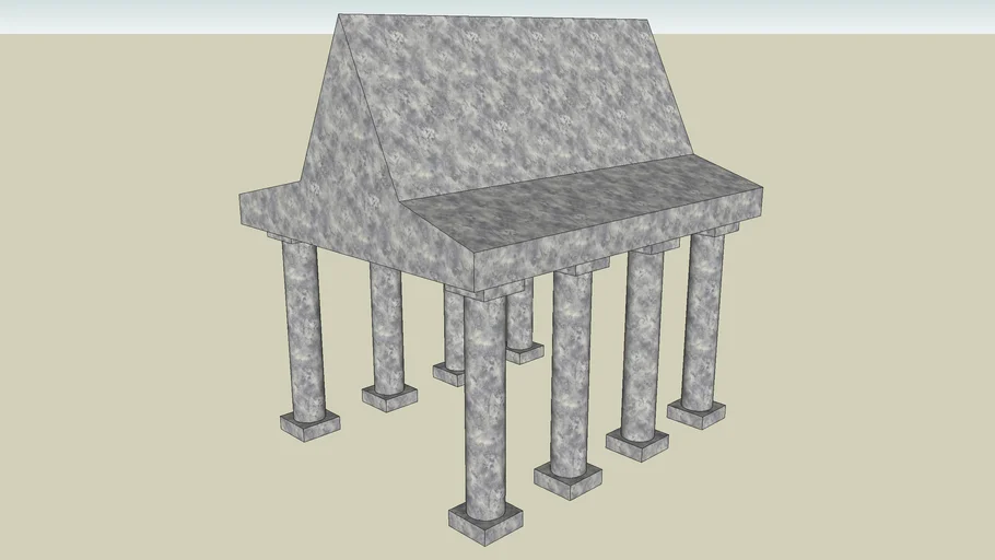 Collumn Structure - Sketchup 7. | 3D Warehouse