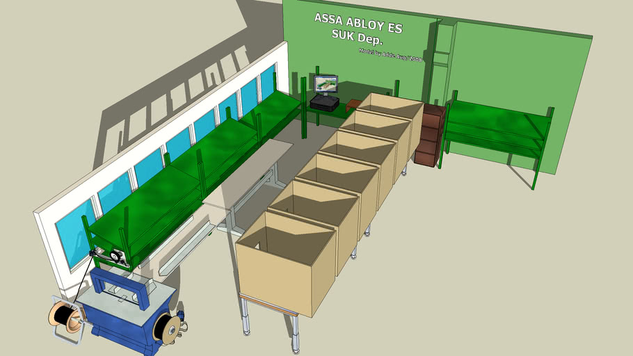 ASSA ABLOY ES, SUK Dep. Landskrona | 3D Warehouse