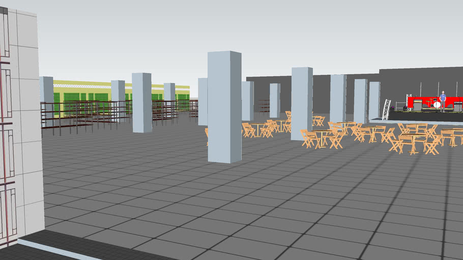 denah pasar agung | 3D Warehouse