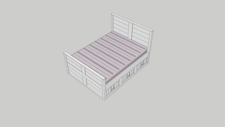 Queen Bed | 3D Warehouse