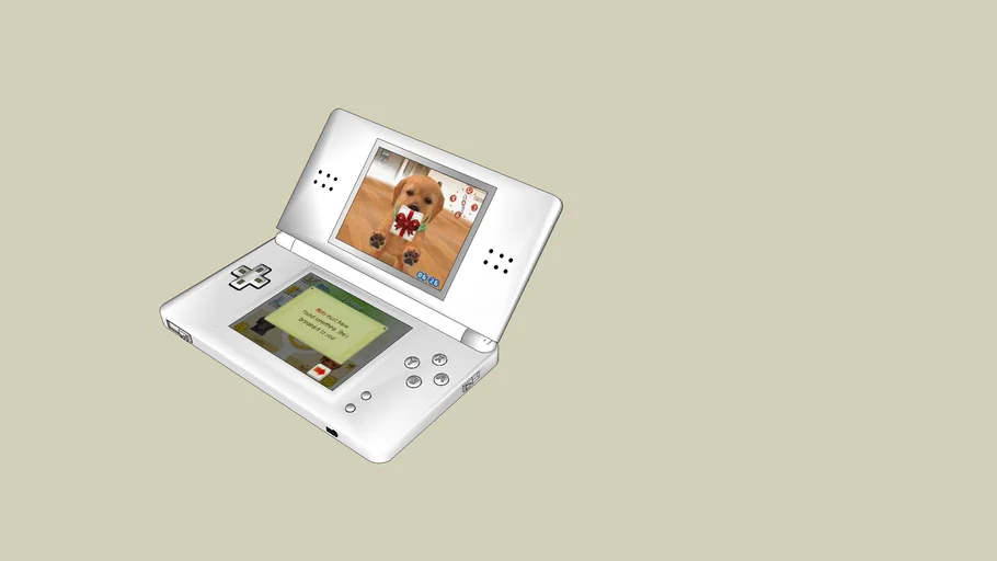 Polar White Nintendo DS Lite | 3D Warehouse
