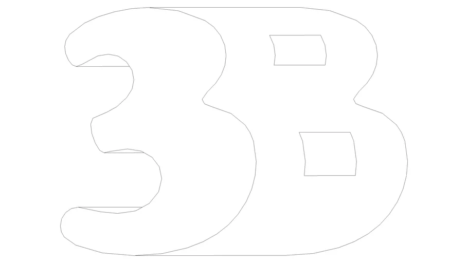 The 3B Logo | 3D Warehouse