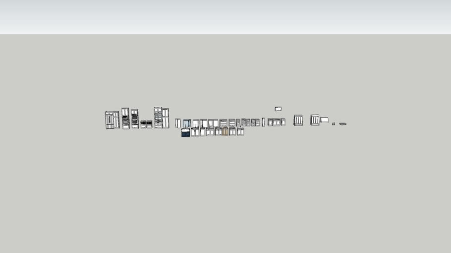Shaker Cabinets | 3D Warehouse